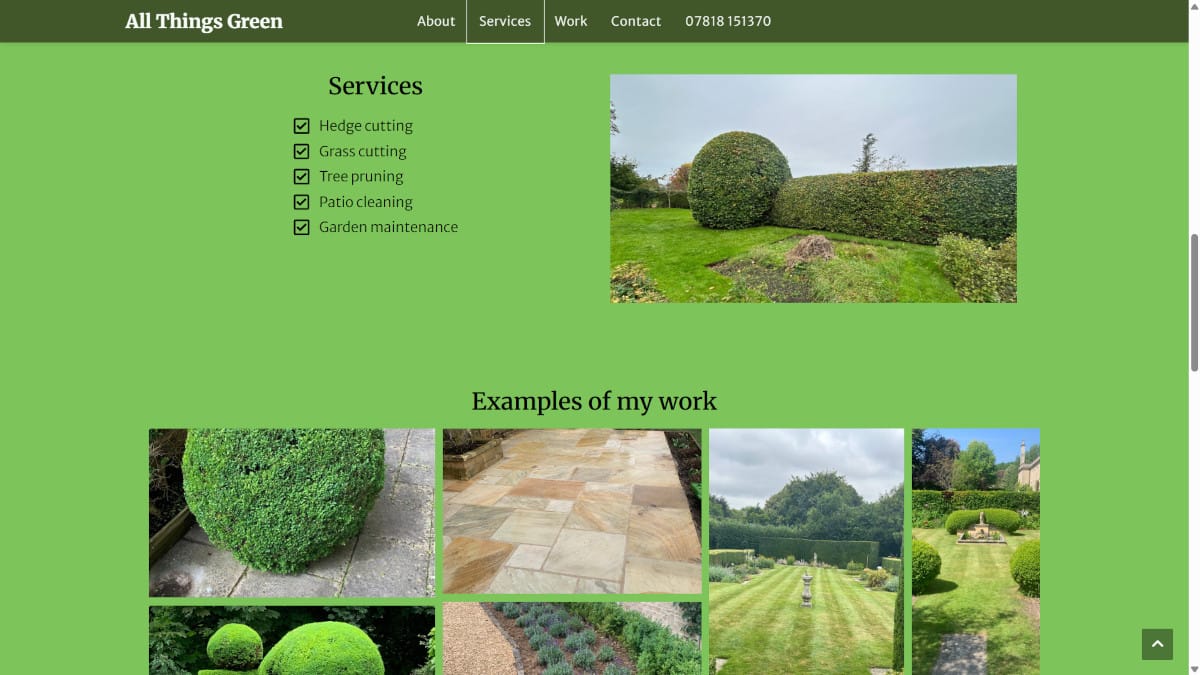 All Things Green - Warminster Web