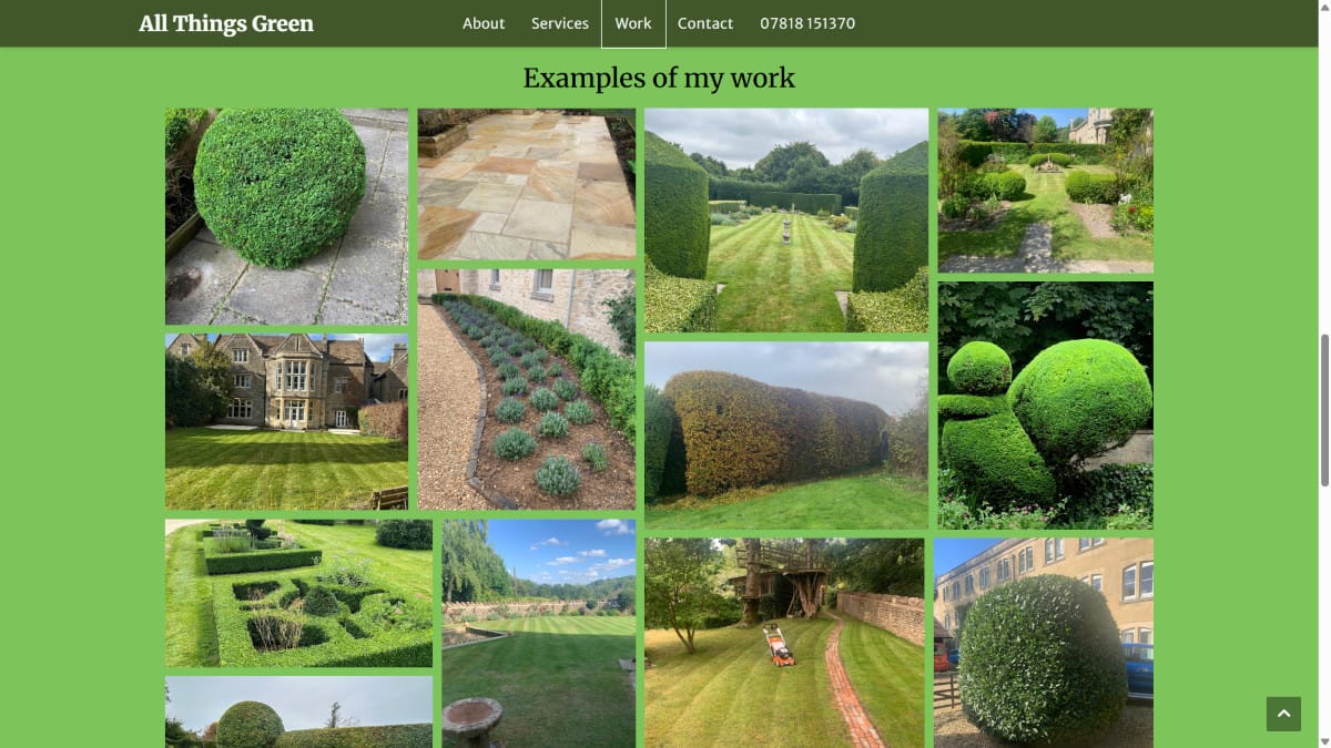 All Things Green - Warminster Web